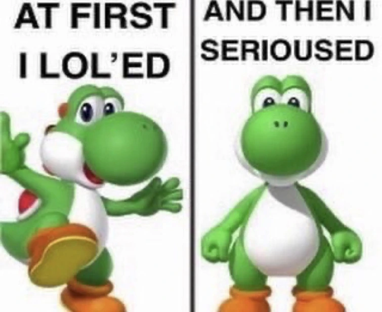 “front facing yoshi isn’t real, he can’t hurt you” | Fandom