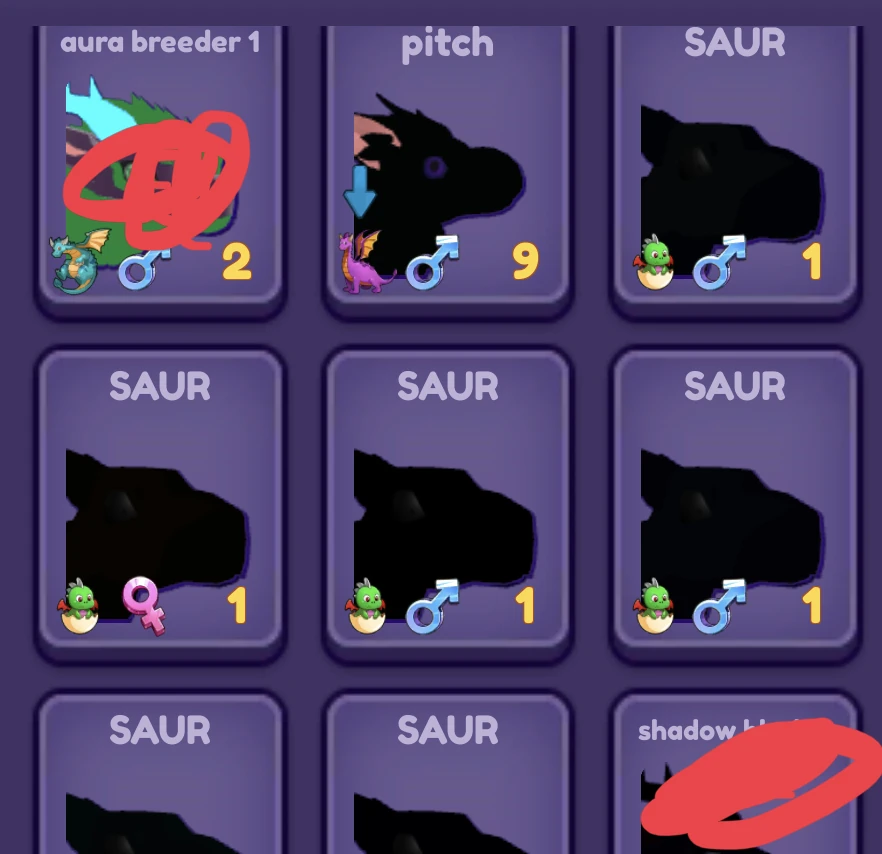 T/S shadow saurs | Fandom