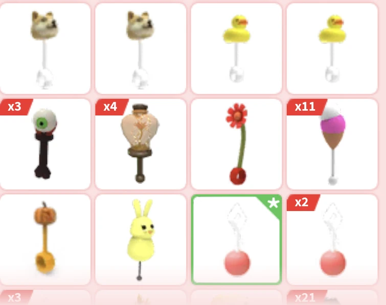 Trading my rattle collection (only 1 offer per rattle) | Fandom