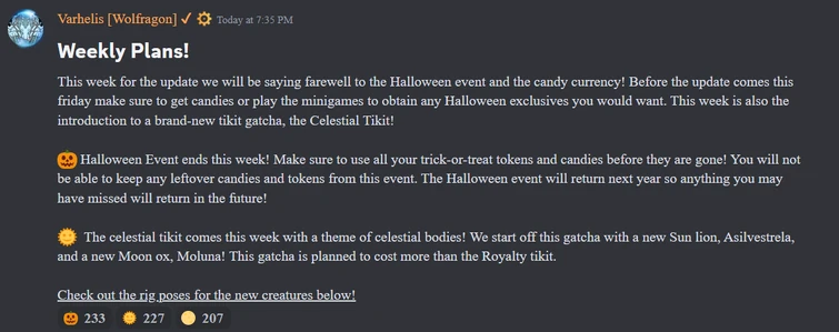 CELESTIAL TIKIT GACHA?? | Fandom