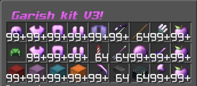 Garish kits | 2b2tmcpe kit database Wiki | Fandom
