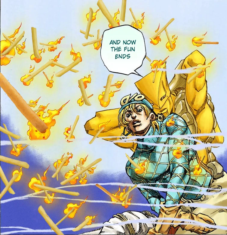 "Johnny Joestar is my greatest test. And I will overcome that test and ...