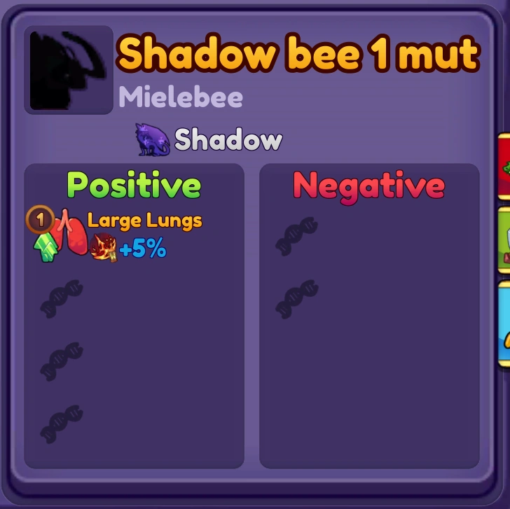 Auctioning/trading a 1 mut shadow bee! | Fandom
