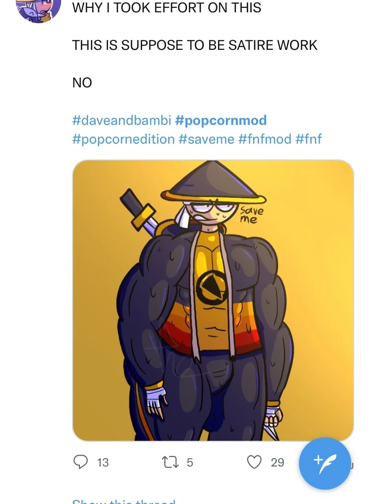 I was just scrolling down, looking at some popcorn mod fanart until I ...