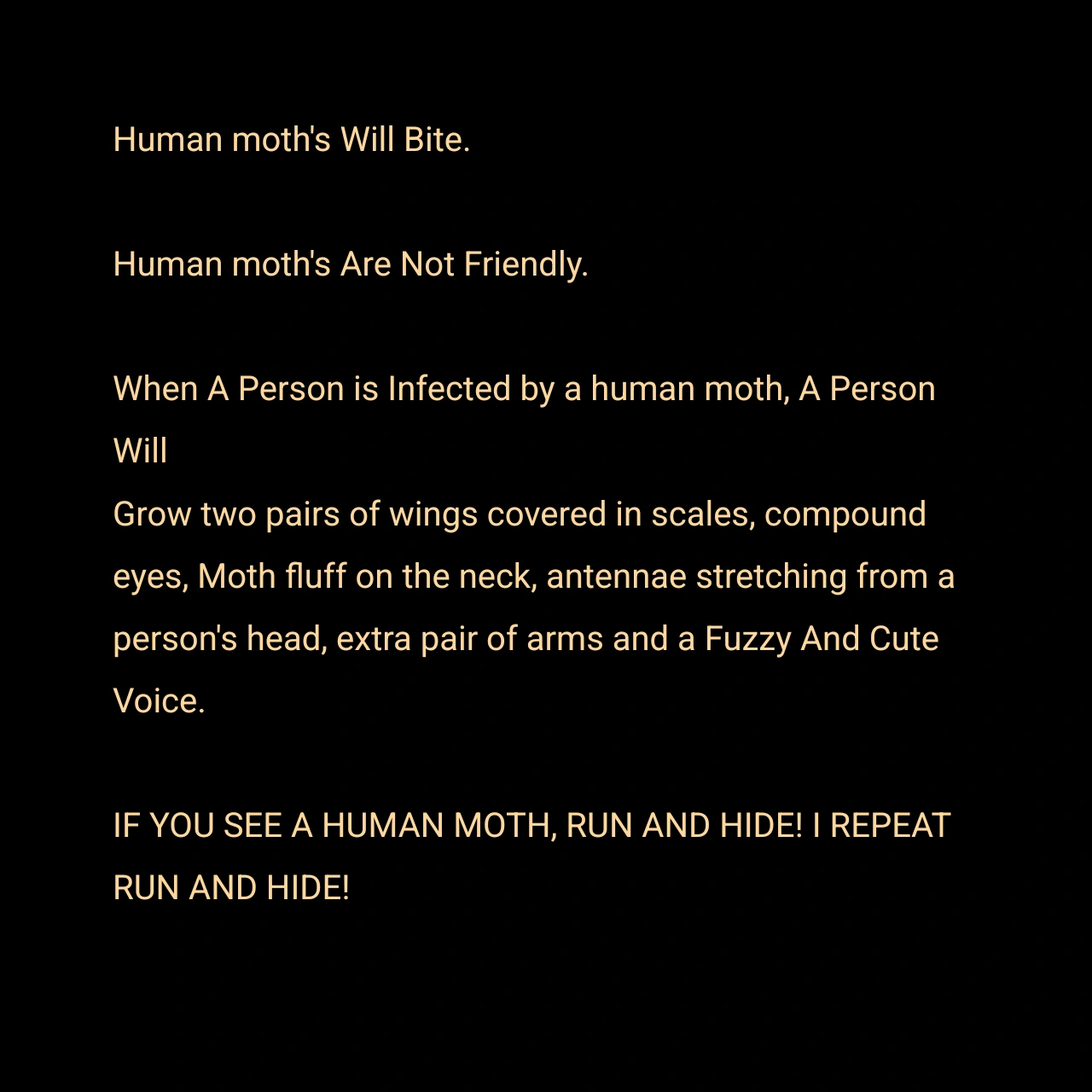 Human Moth Info | Fandom