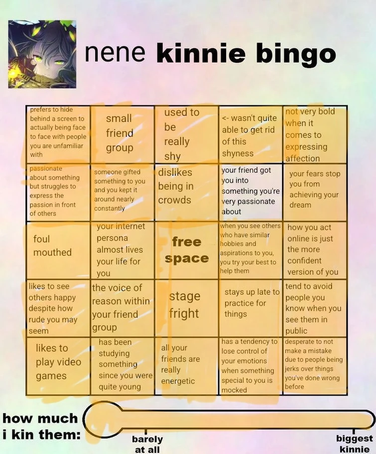 Kinnie bingos w my kins 😻🫶 | Fandom