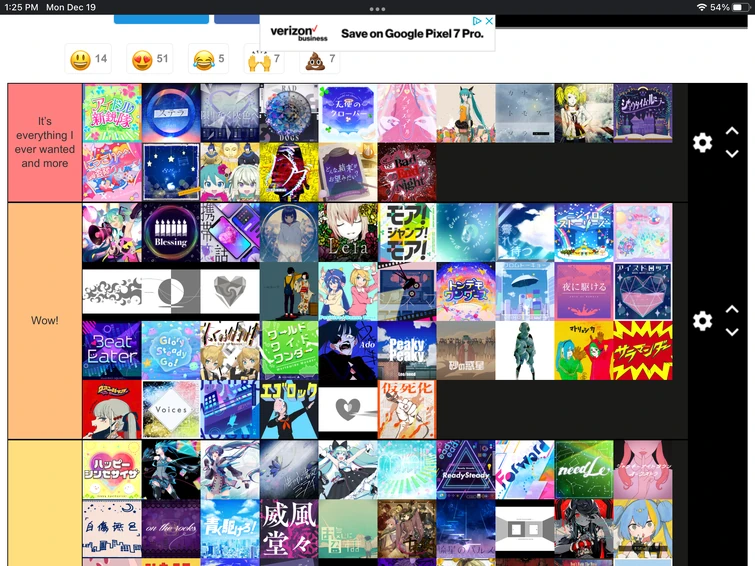 I also ranked songs :) | Fandom