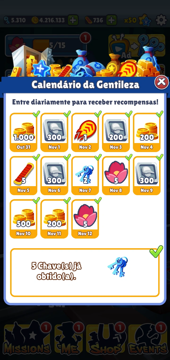 Has anyone managed to receive the calendar rewards??? | Fandom
