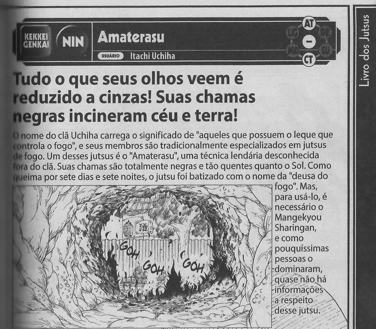 Afinal, qual era a habilidade especial do Mankekyou Sharingan de Sasuke ...