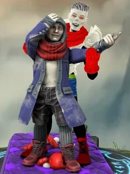 Made Human Versions of Dust and Phantom Paps in Hero Forge. (And stuff ...
