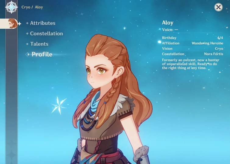 Question about Aloy | Fandom