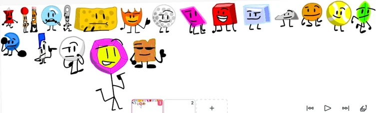 drew bfdi characters in so many different artstyles | Fandom