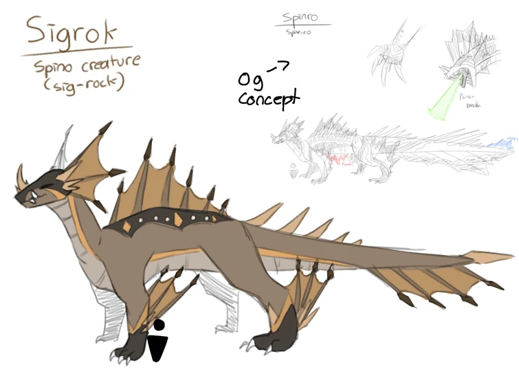 creature concept redesgin Sigrok | Fandom