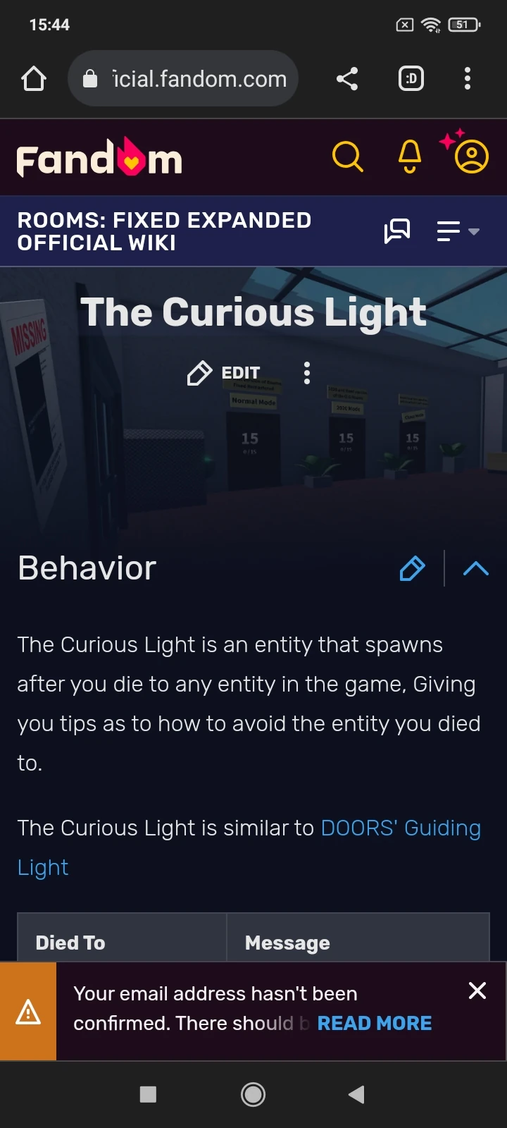 Curious light? | Fandom