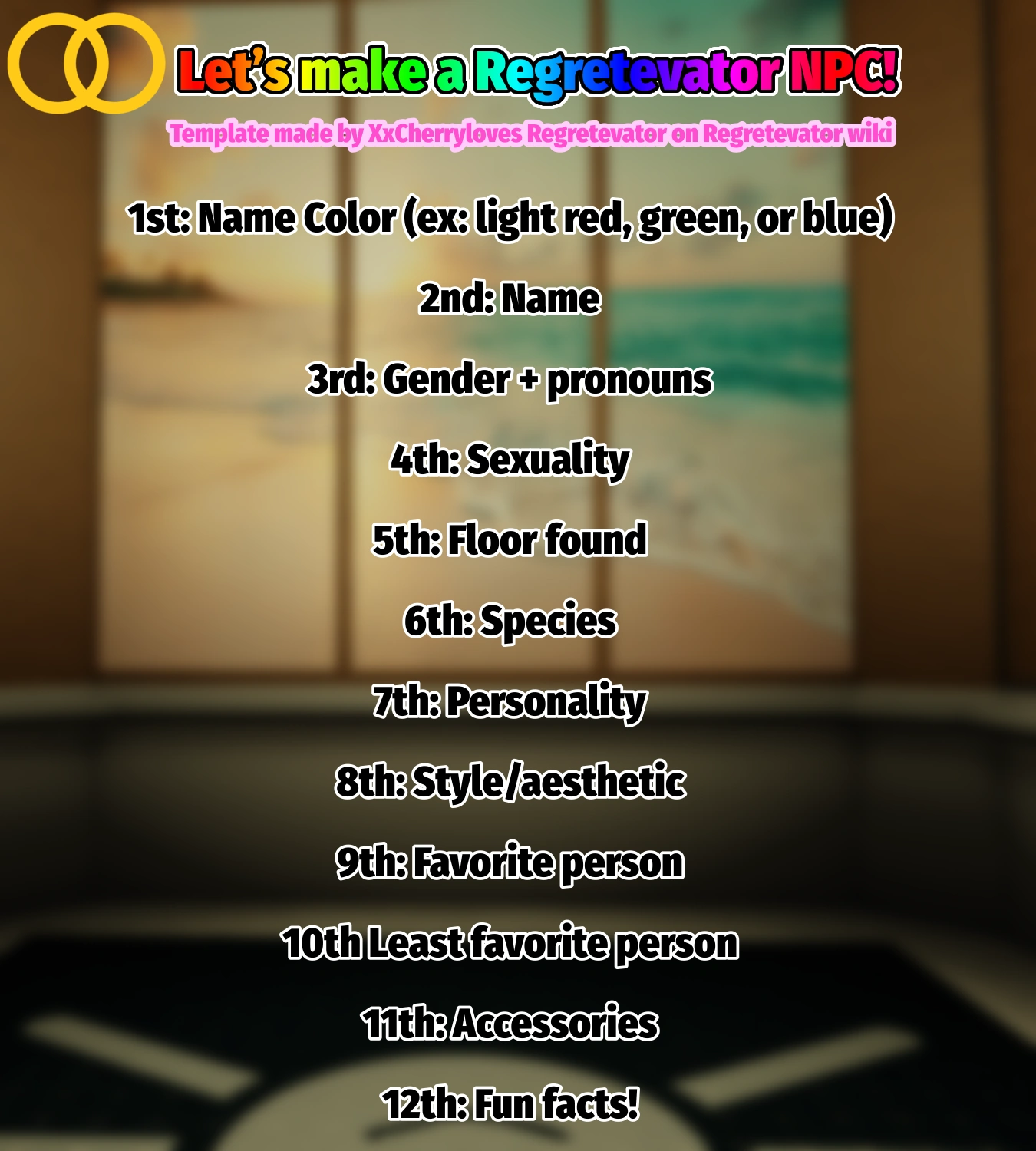 Let’s make a Regretevator NPC! | Fandom