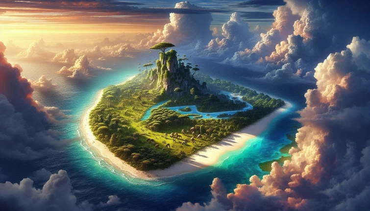 here is my fan made island called Isla genatora aka the isle of genasis ...