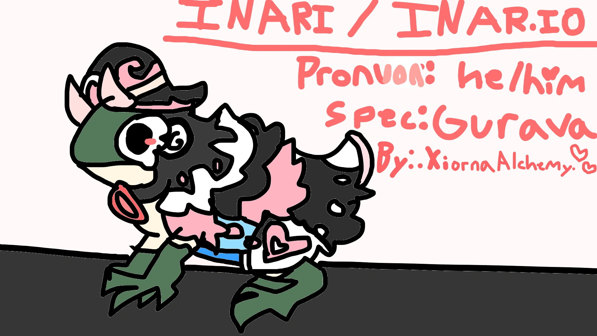 reference sheet for inari the guarava yayaeya | Fandom