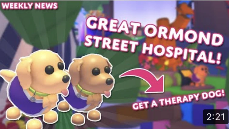 adopt me news! new therapy dogs (2 of them) | Fandom