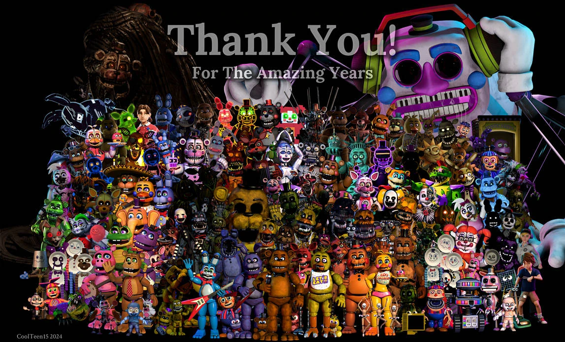 My own Five Nights at Freddy’s thank you image | Fandom