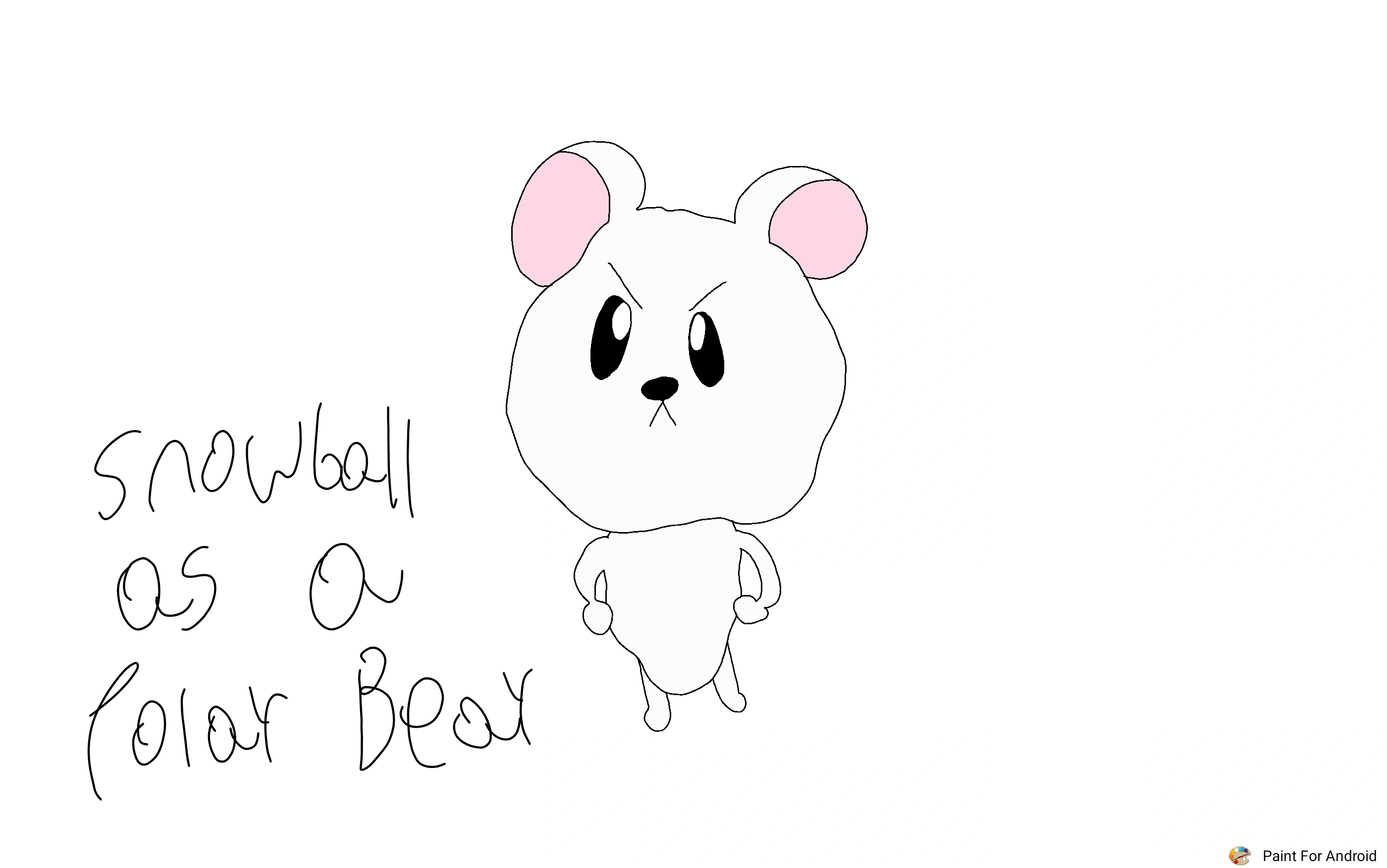 I drew Snowball as a Polar Bear | Fandom