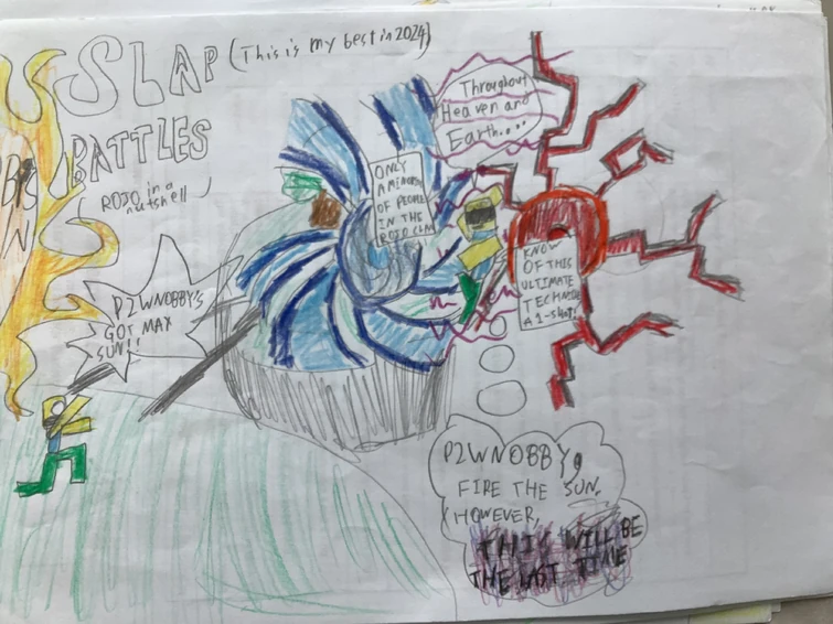 All my slap battle drawings this year (2024) | Fandom