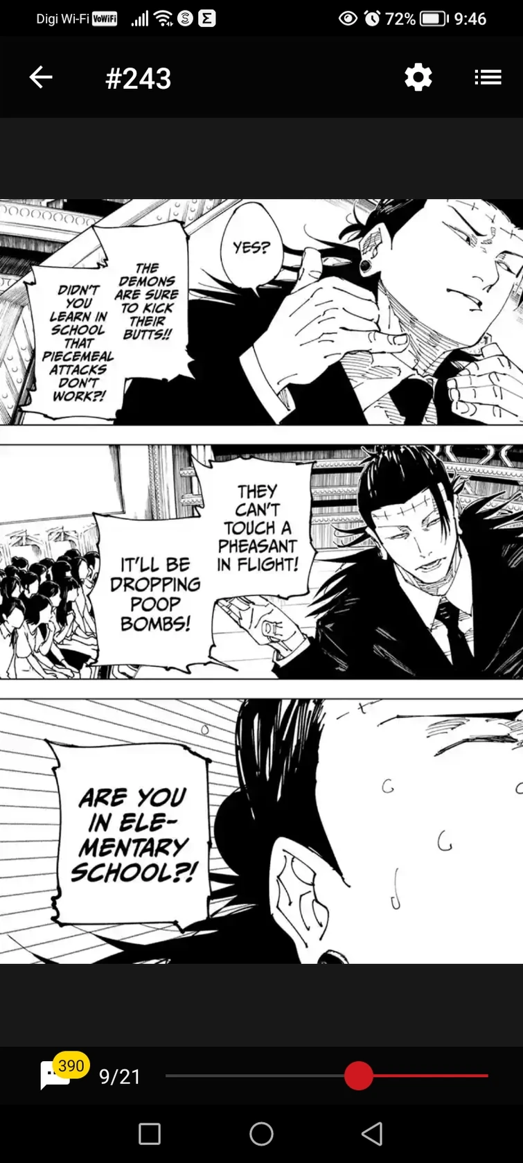 Kenjaku, a 1000 year old really be playin modern day jokes with Takaba ...