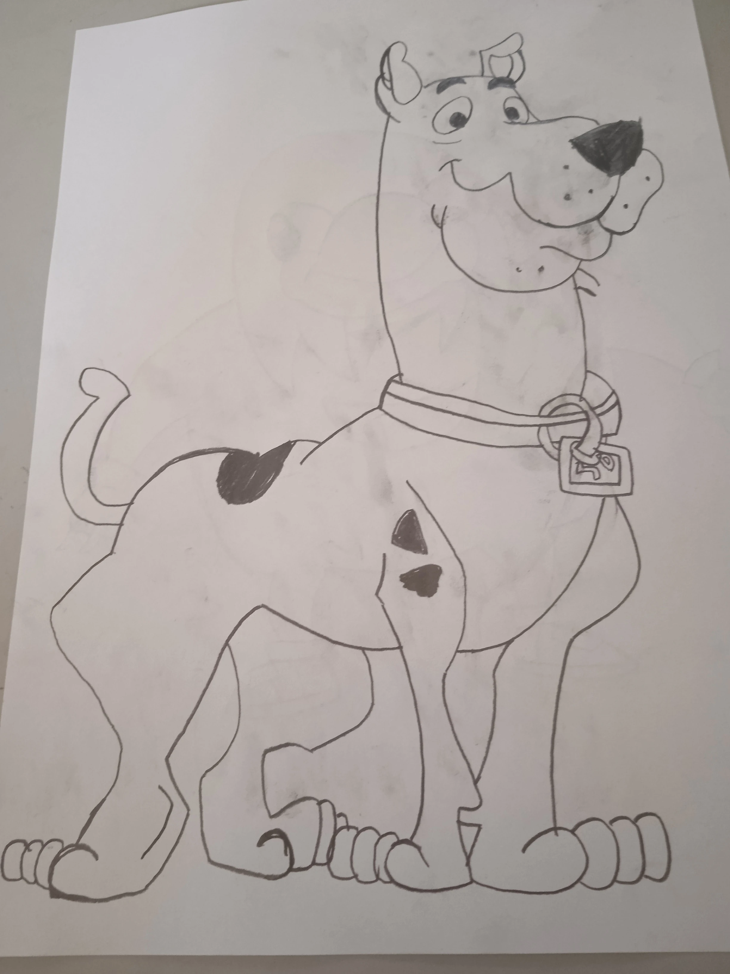My drawing of Scooby Doo | Fandom