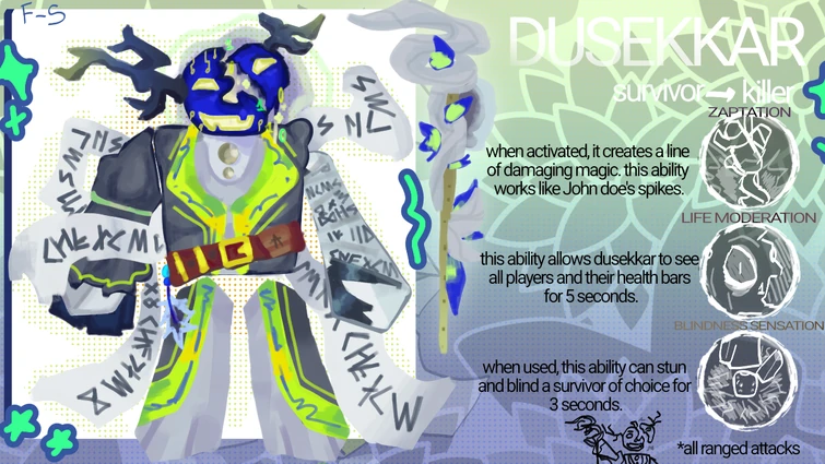 dusekkar as a killer // dusekkar forsaken | Fandom