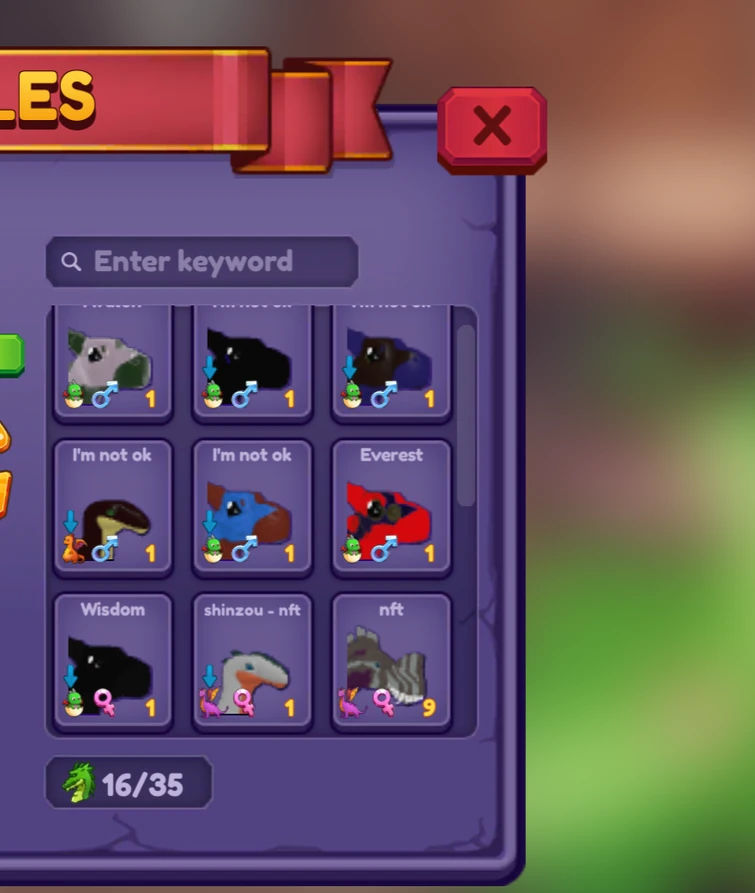 glorious "rich" inv auc | Fandom