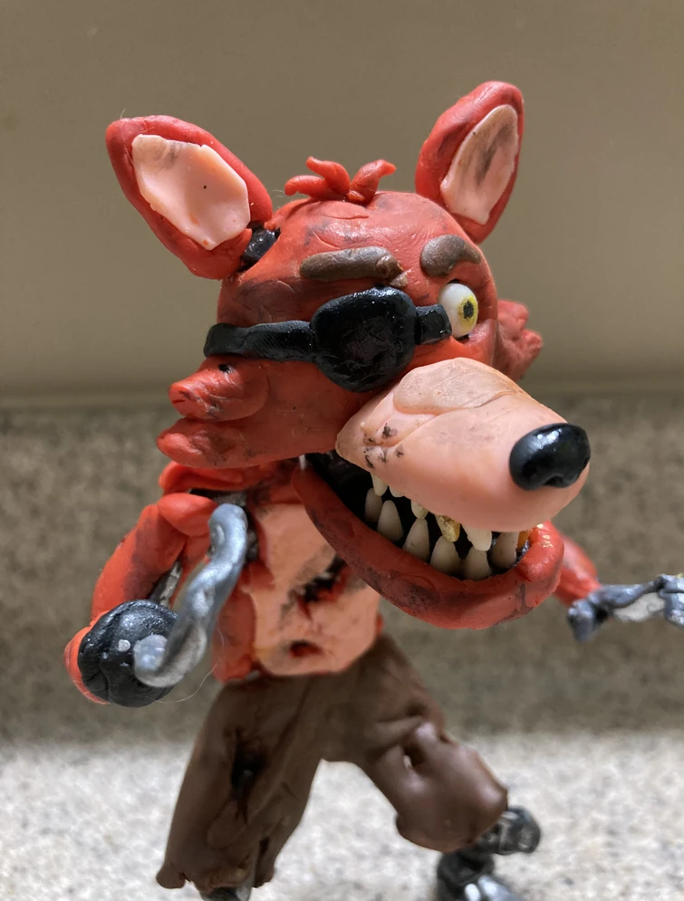 Yellow Rabbit/Spring Bonnie and Foxy (FNAF movie) fully painted clay ...