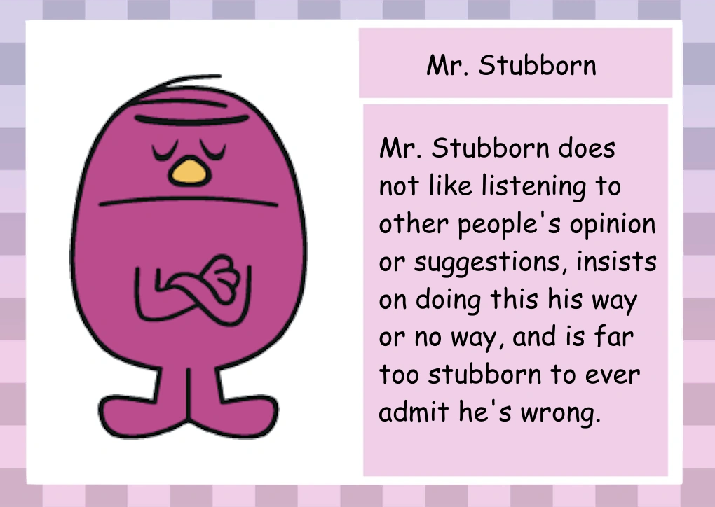 Mr. Stubborn Poster | Fandom