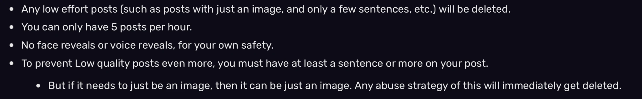 Can we remove this useless rule 😭 | Fandom