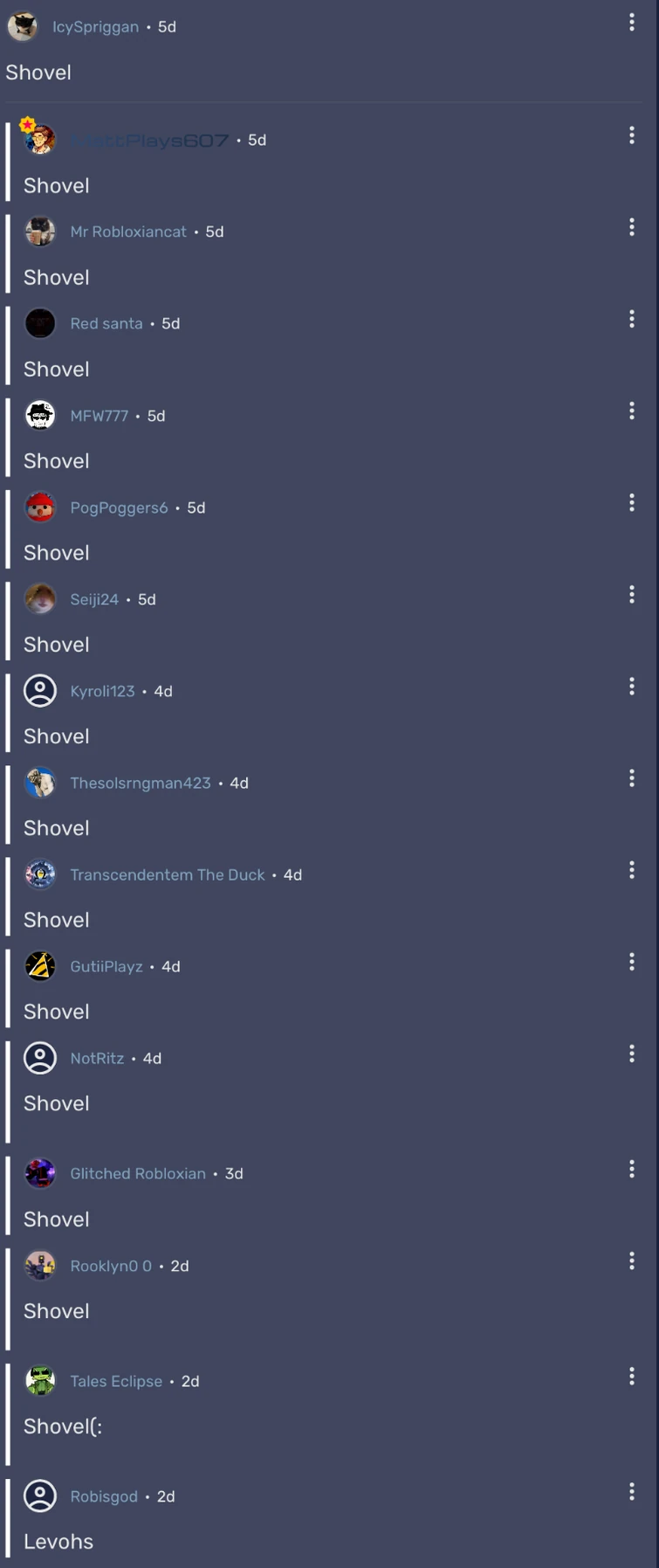 can you roll shovels in limbo | Fandom