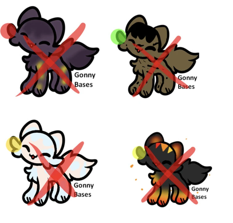 Rate my basefills 1-10! Bases by ALB and Eatwurmz, horn edit on the 2nd ...