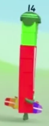 Numberblock 14 1 x 7 x 2 New Arrangement | Fandom