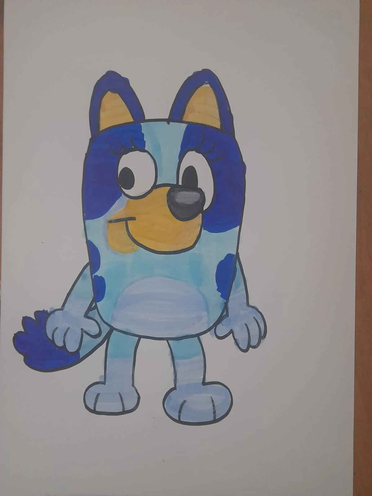 My colored drawing of Bluey | Fandom