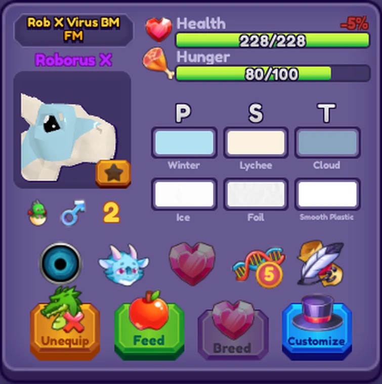 Seeing offers on FM BM Virus Cosmetic Roborus X | Fandom