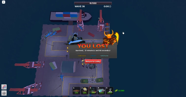 Solo fallen without Ranger/Accelerator/Golden Skins/Events Tower ...