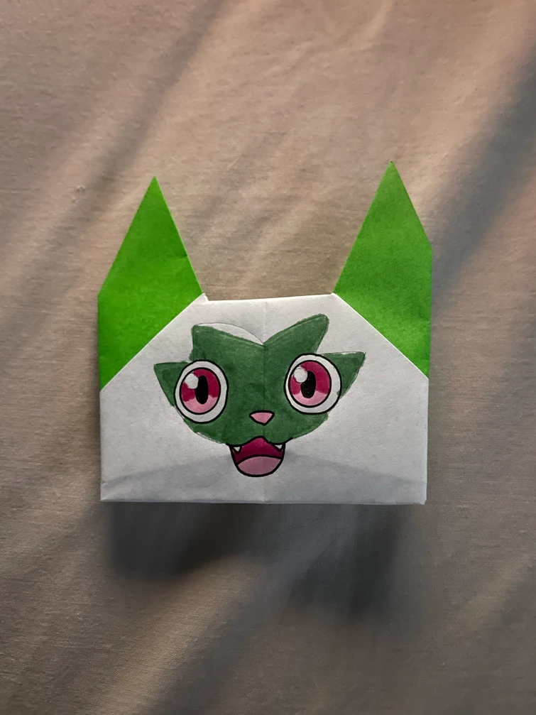 Sprigatito origami | Fandom