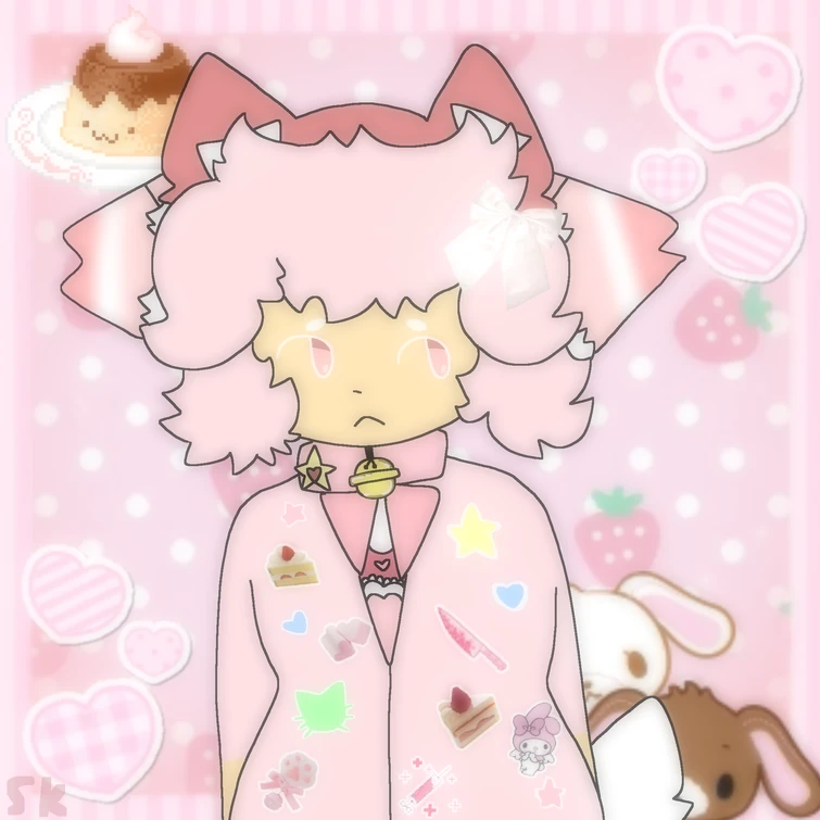 Strawberry Crepe Cookie but like, cutecore, kawaii, whatever it's ...