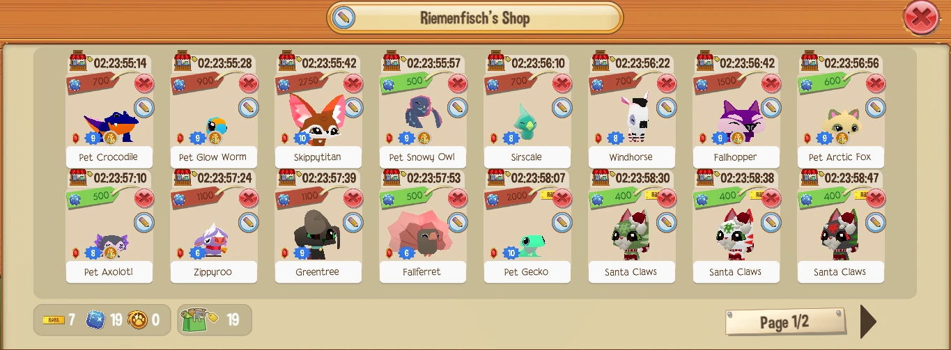 Selling some ruby-tier pets and Santa Claws 💰 | Fandom