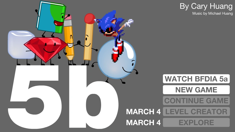 A totally normal BFDIA 5b Title Screen | Fandom