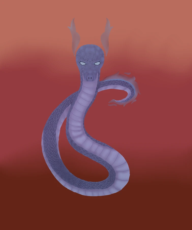 Serpent of fire | Off-topic art, snake warning! | Fandom