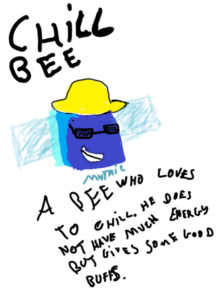 Chill bee art (Repost) | Fandom