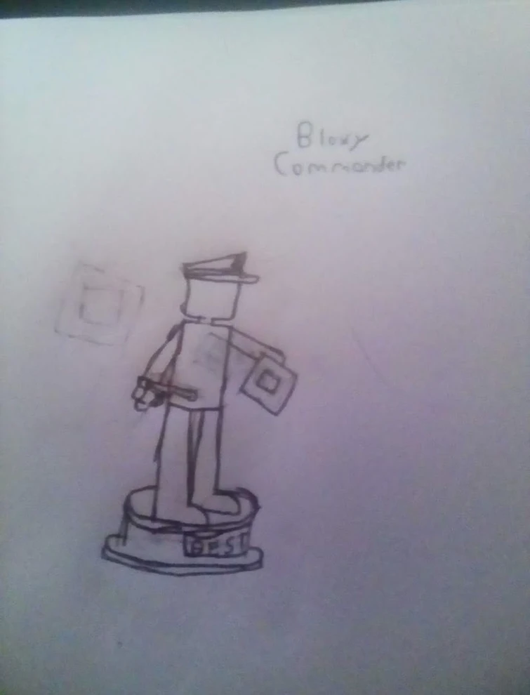Bloxy Commander Sketch | Fandom