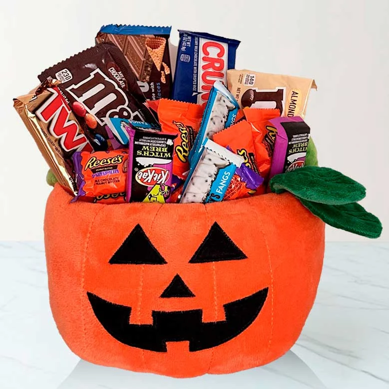 I got a pumpkin basket full of chocolate!!!! | Fandom