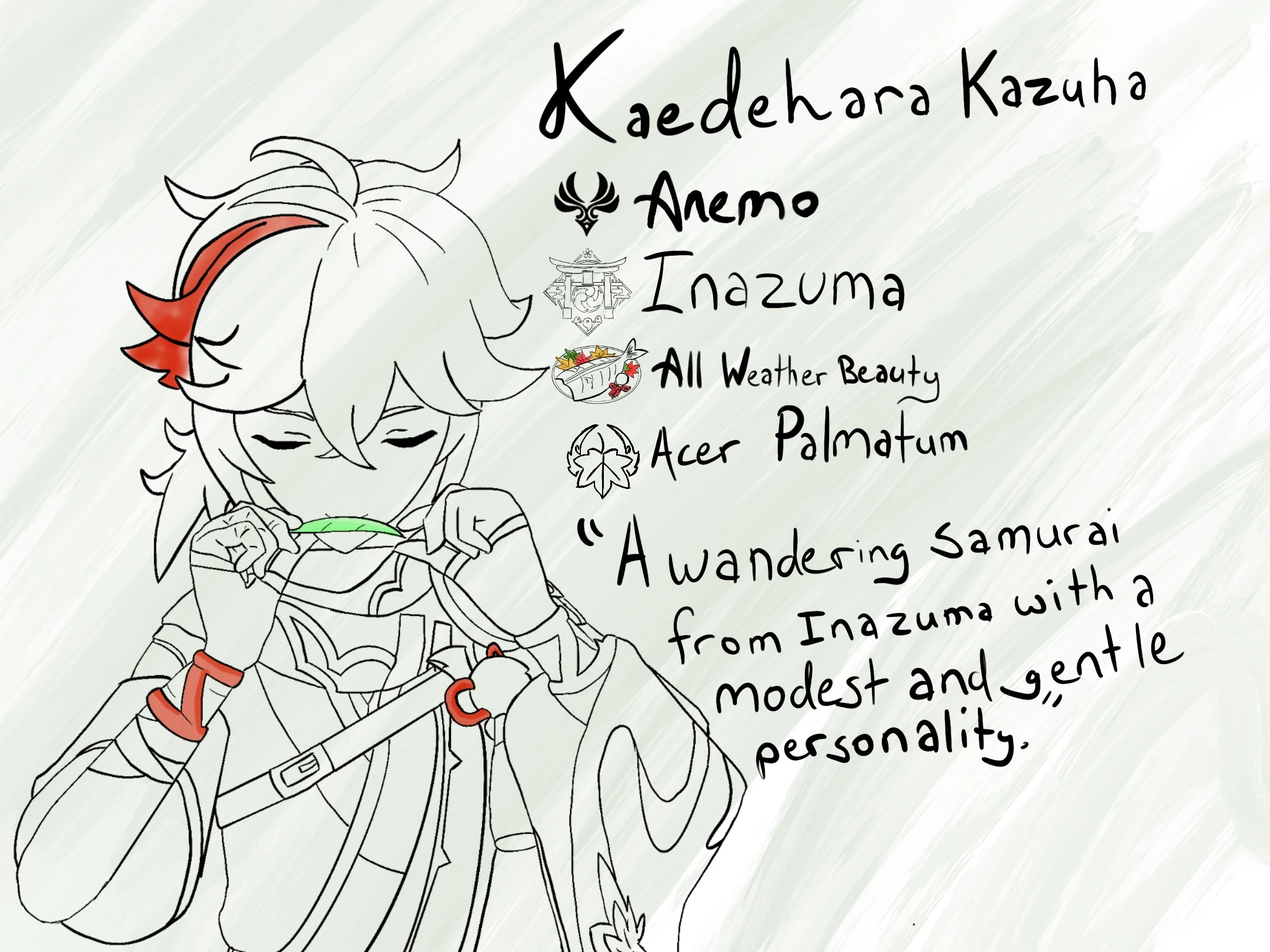 Kazuha Poster | Fandom