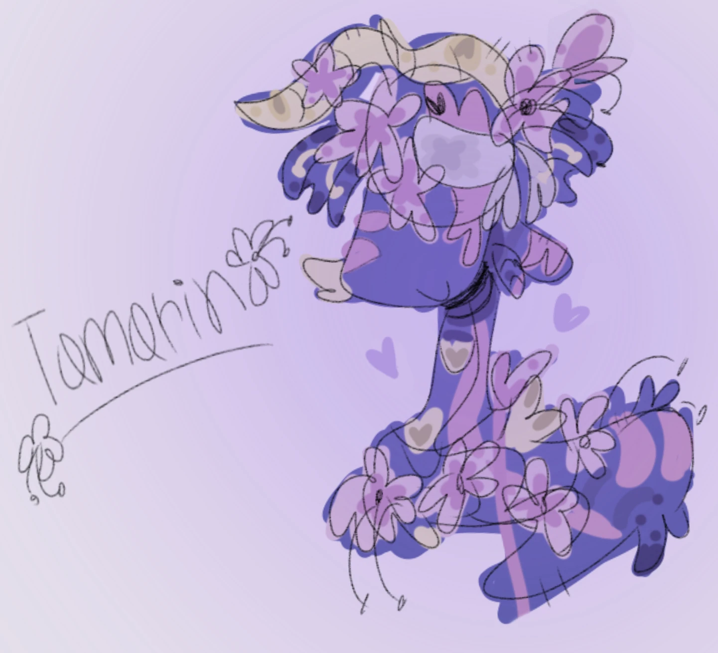 Redraw of my old Tamarin fanart (coloring attempt ಥ_ಥ) | Fandom