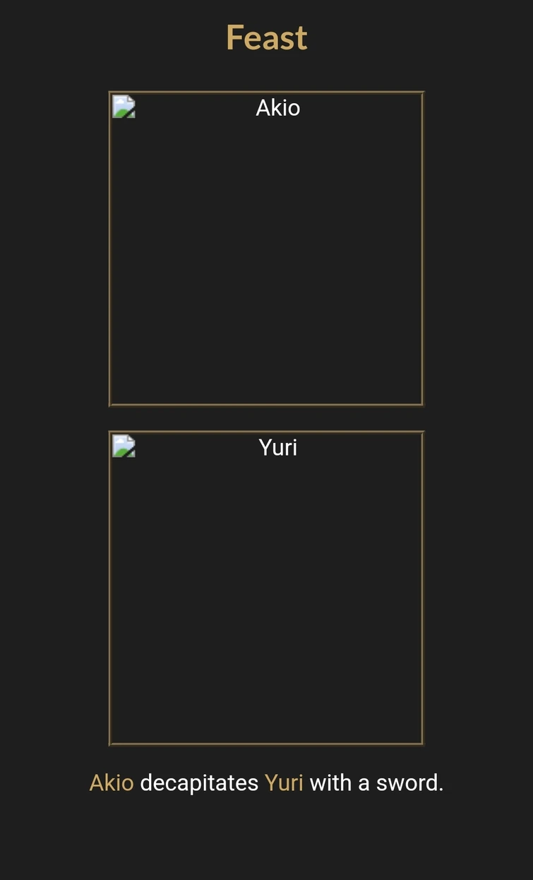 OC Hunger Games, Day 3 and Feast | Fandom