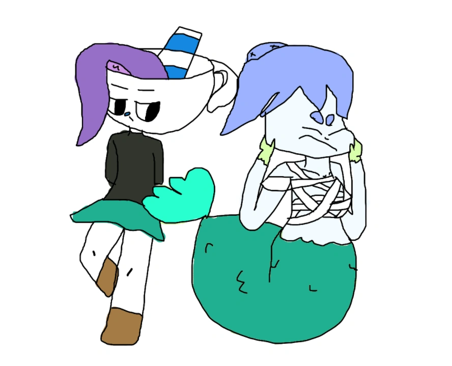 Mugman and Cala Maria fanchild | Fandom